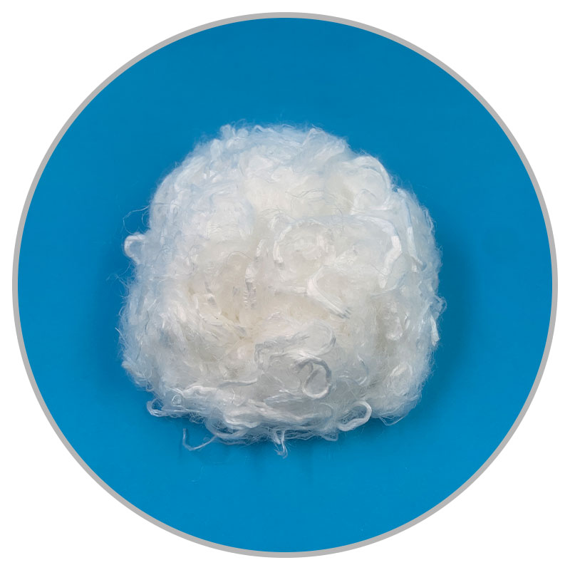 White PTFE Staple Fiber